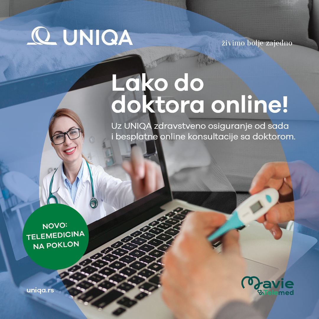 Besplatna usluga Telemedicine za UNIQA korisnike zdravstvenog osiguranja - Sve o novcu